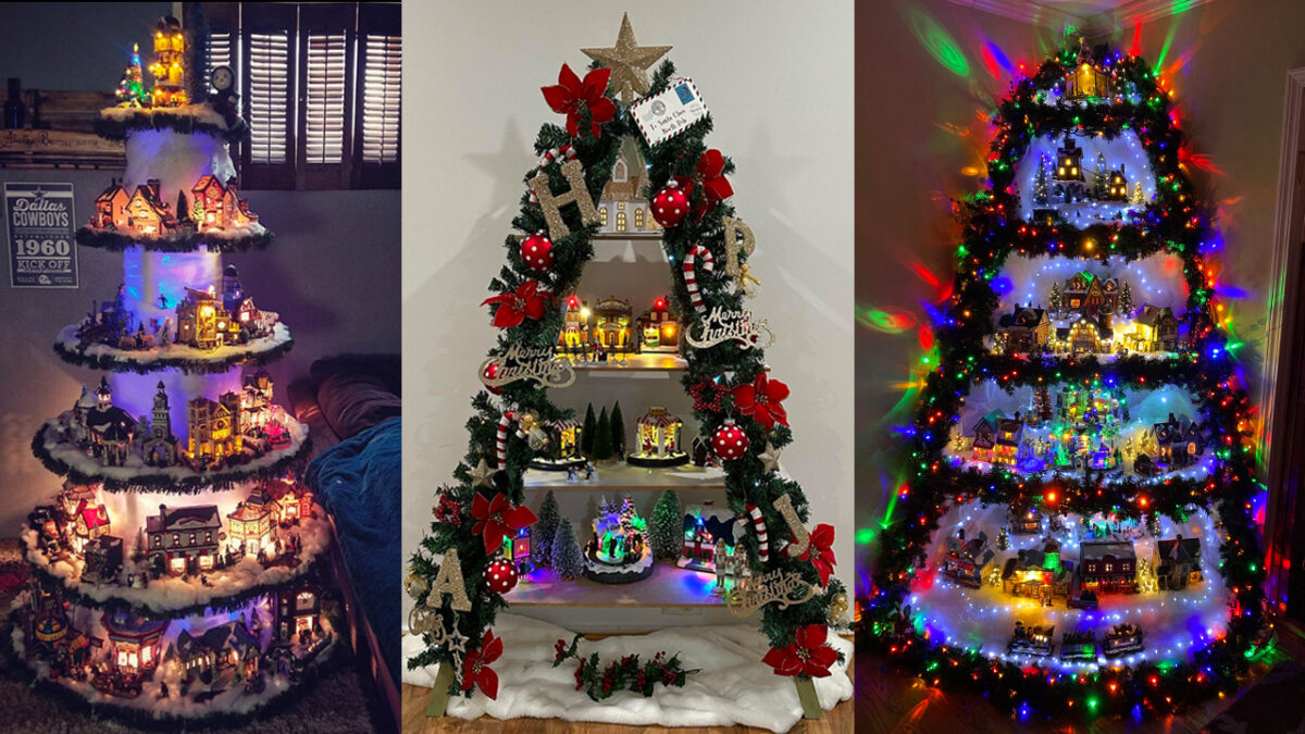 30 Christmas Village Tree Display Ideas Worth Your Home D cor