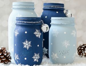 20 DIY Mason Jar Centerpieces for Christmas