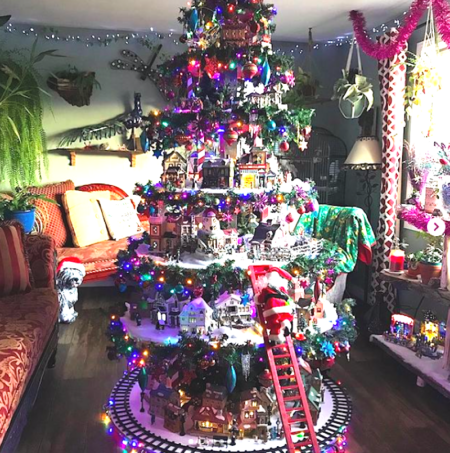 20+ Christmas Village Tree Display Ideas Worth Your Home Décor
