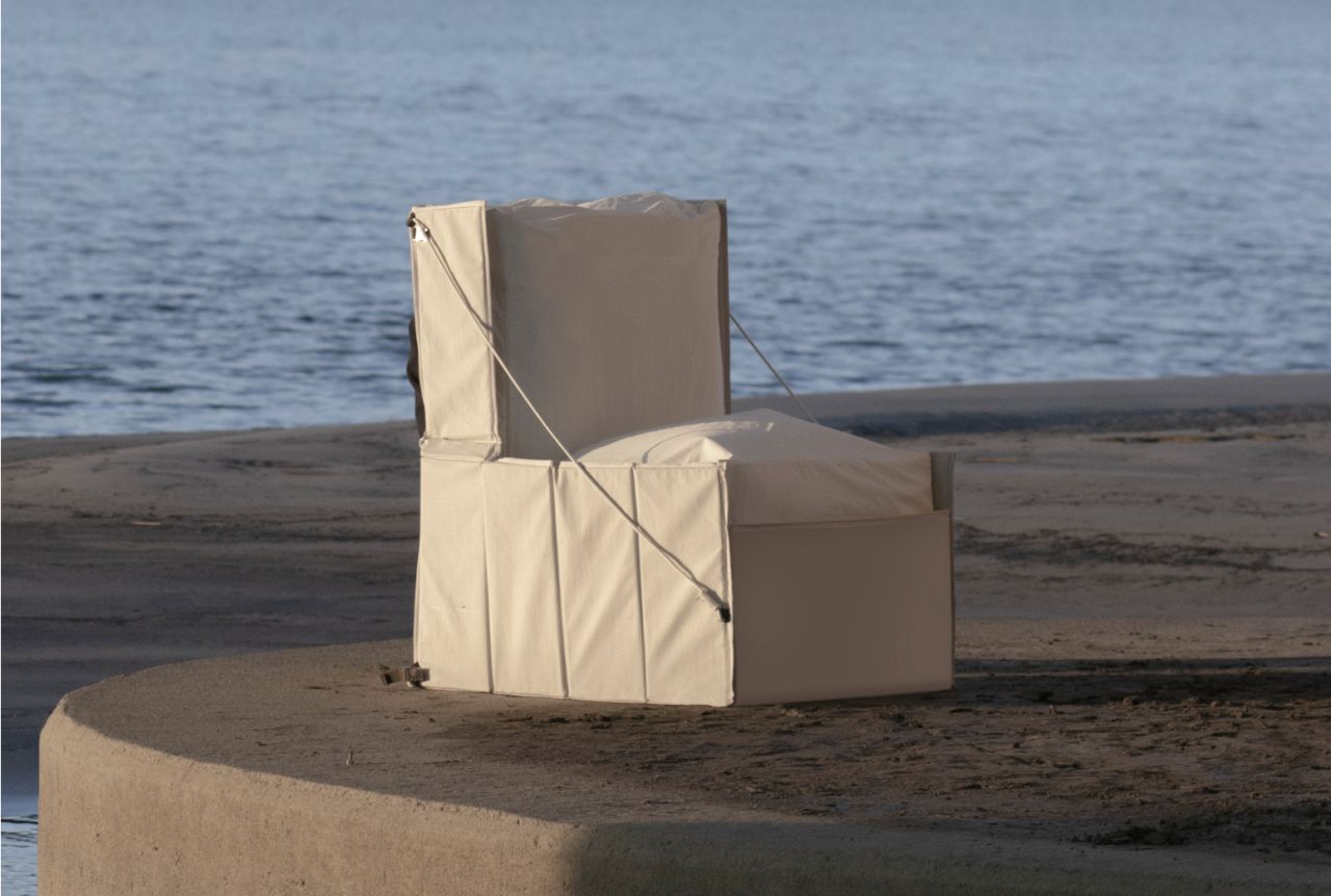 Inflatable Bag Chair is Tailored for Seating Anywhere
