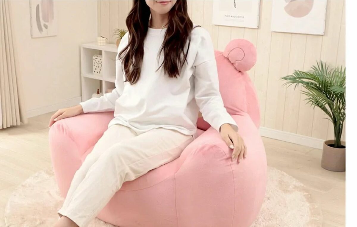 Pink and Plump Bean Bag Chair is a Huge Cuddly Pokémon