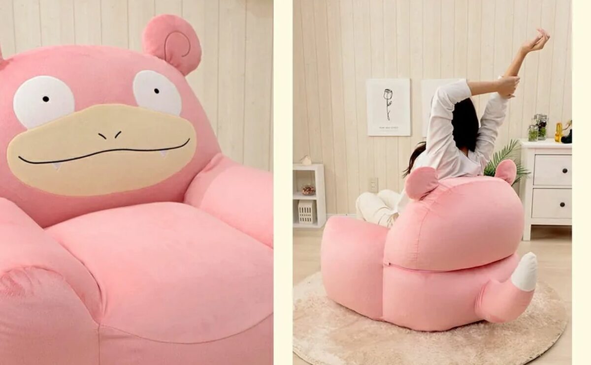 Pink and Plump Bean Bag Chair is a Huge Cuddly Pokémon