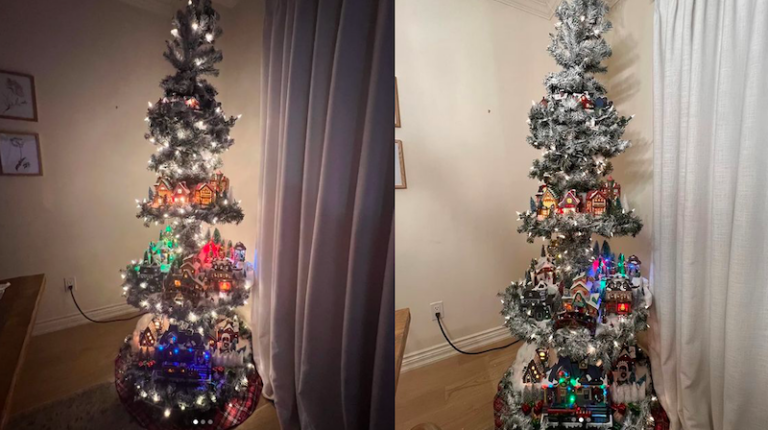 30 Christmas Village Tree Display Ideas Worth Your Home Décor