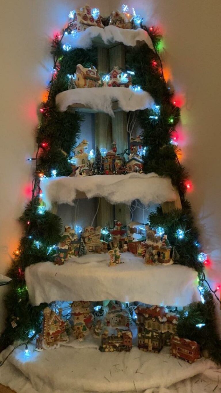 20+ Christmas Village Tree Display Ideas Worth Your Home Décor