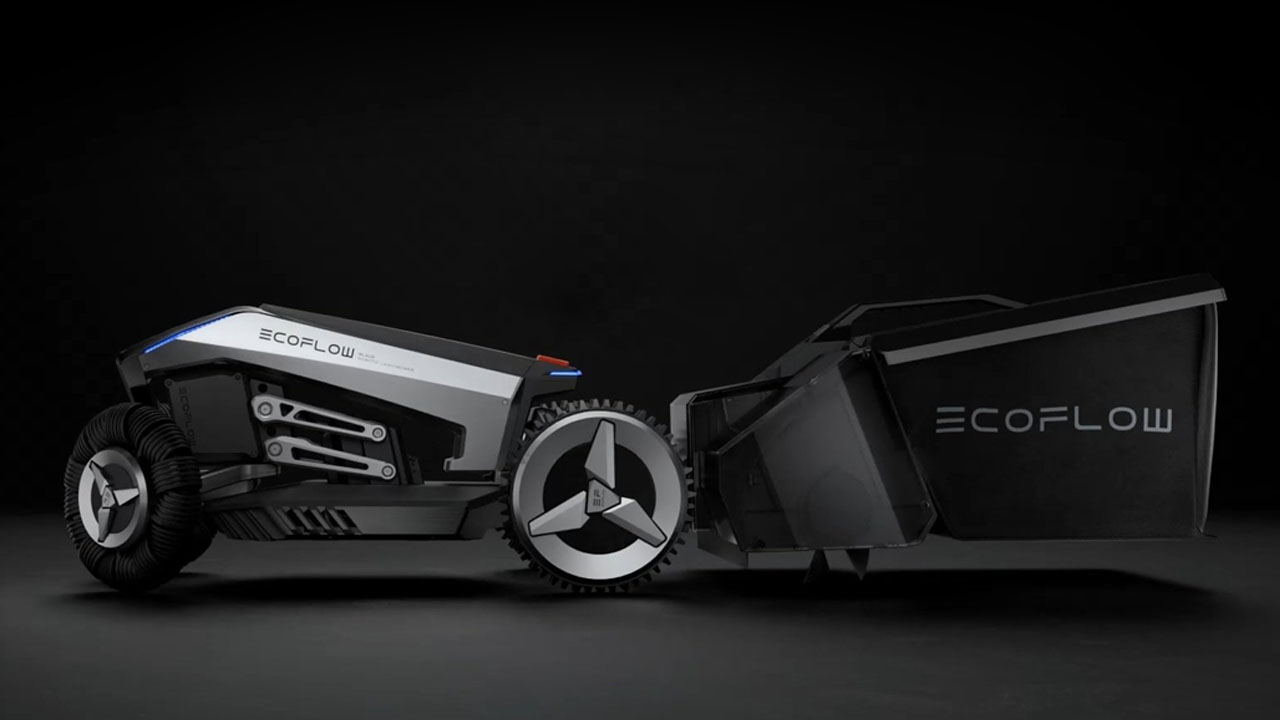 EcoFlow Blade Robotic Lawn Mower Sweeps Up Leaves as Well