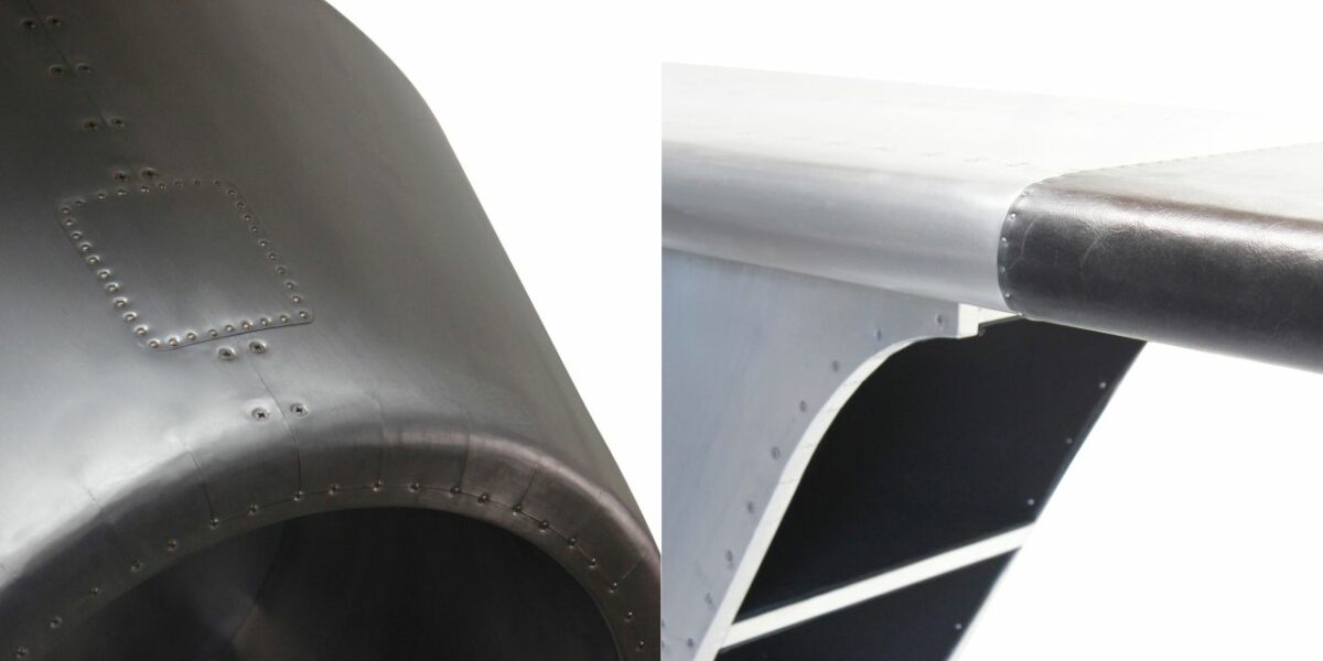 Vintage Fighter Jet-Inspired Desk Features a User-Centric Design