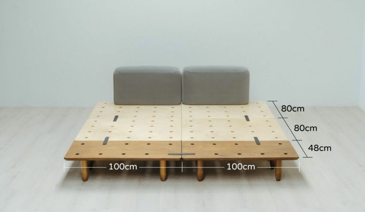 Qbit Modular Furniture is Highly Customizable to User Needs