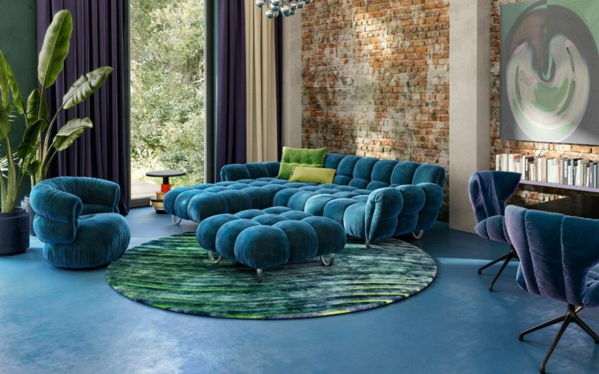 Bretz's New Modular Sofa System is Curvaceous and Cuddly