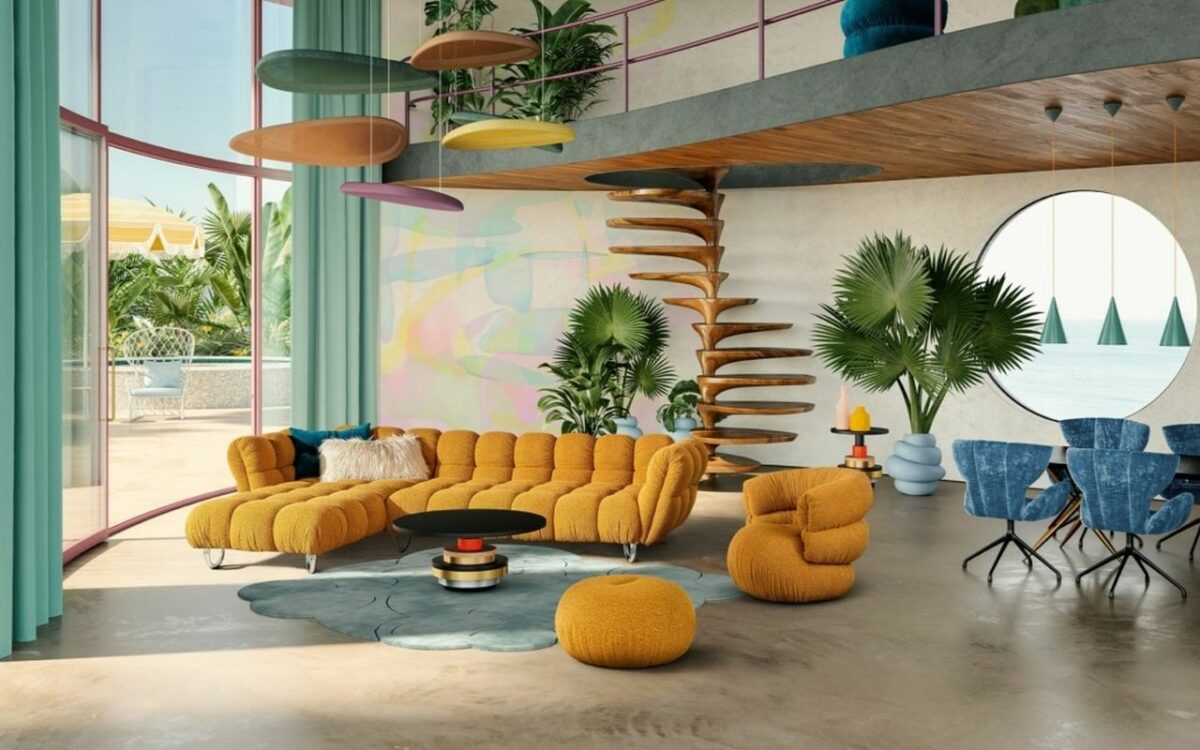 Bretz's New Modular Sofa System is Curvaceous and Cuddly