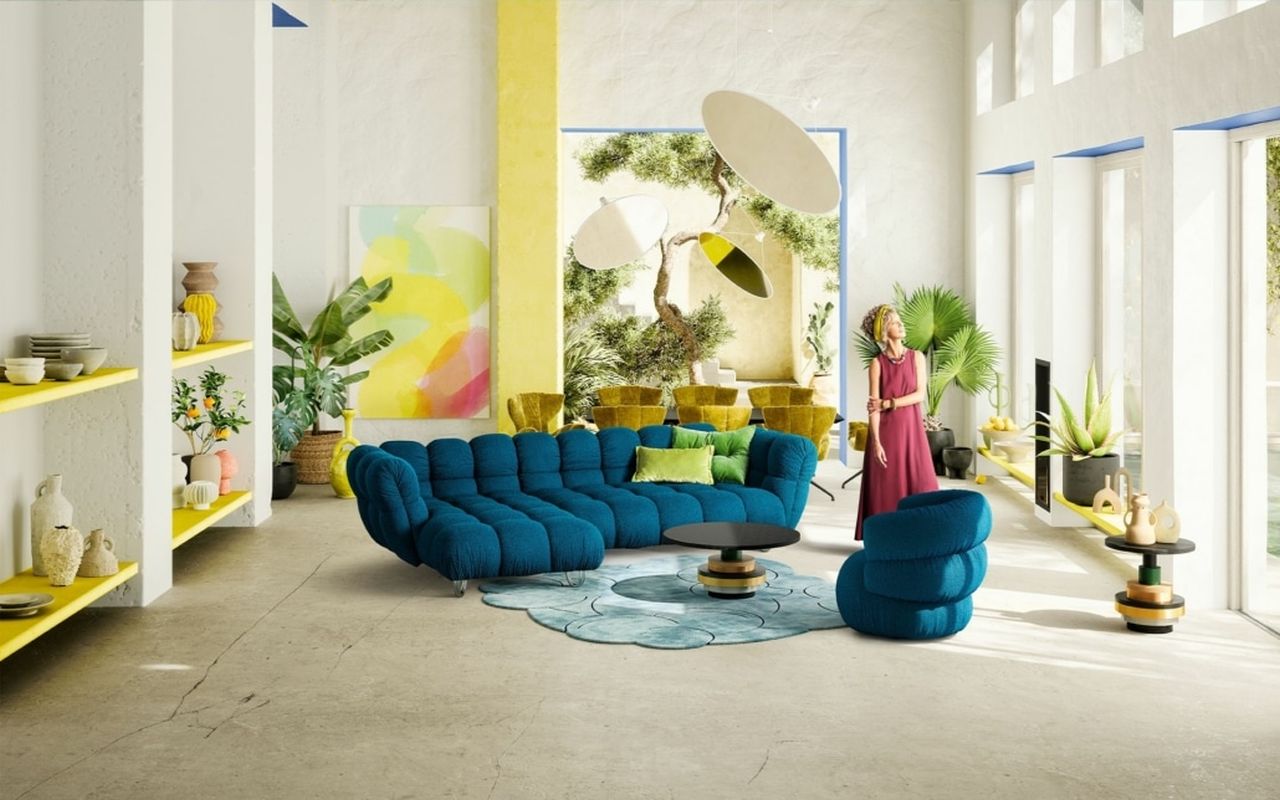 Bretz's New Modular Sofa System is Curvaceous and Cuddly