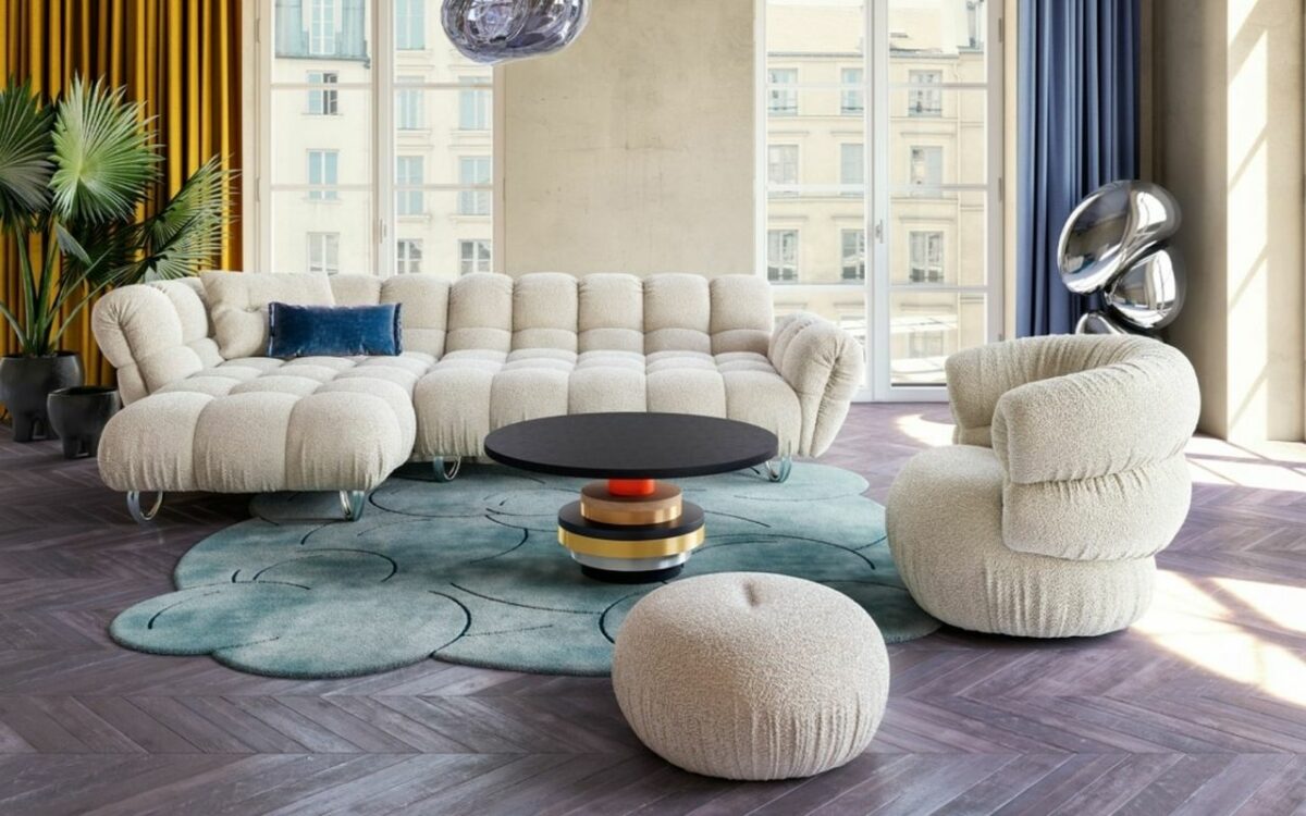 Bretz's New Modular Sofa System is Curvaceous and Cuddly