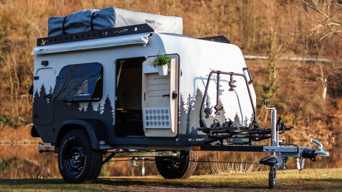 Kuckoo's Emma Trailer has Glass Doors to Connect With Nature