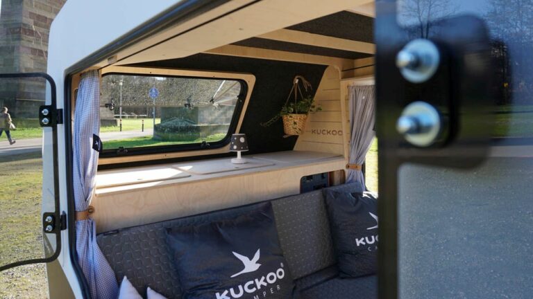 Kuckoo's Emma Trailer has Glass Doors to Connect With Nature