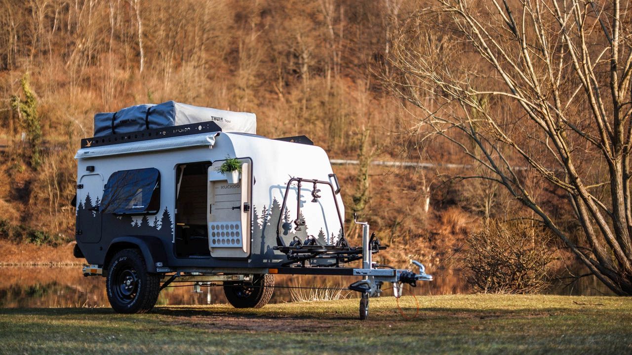 Kuckoo's Emma Trailer has Glass Doors to Connect With Nature