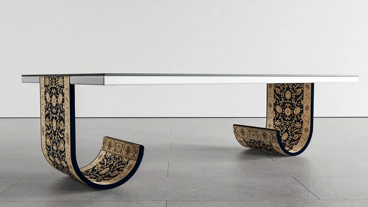 Floating Carpet Table is Reminiscent of Furniture From Fairytales