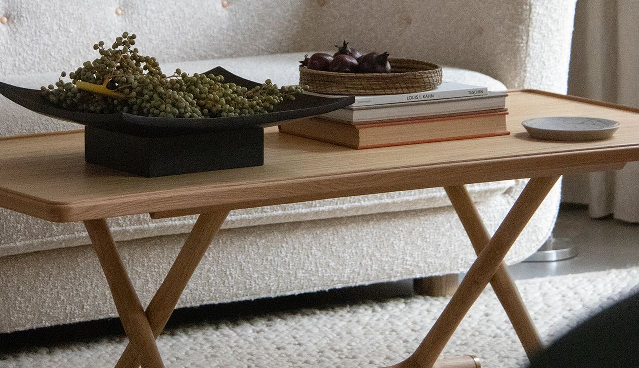 Jäger Lounge Table by MENU Space Folds Like a Briefcase