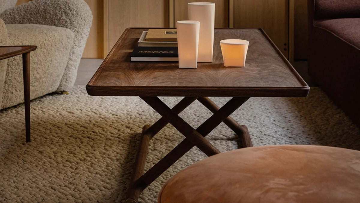 Jäger Lounge Table by MENU Space Folds Like a Briefcase