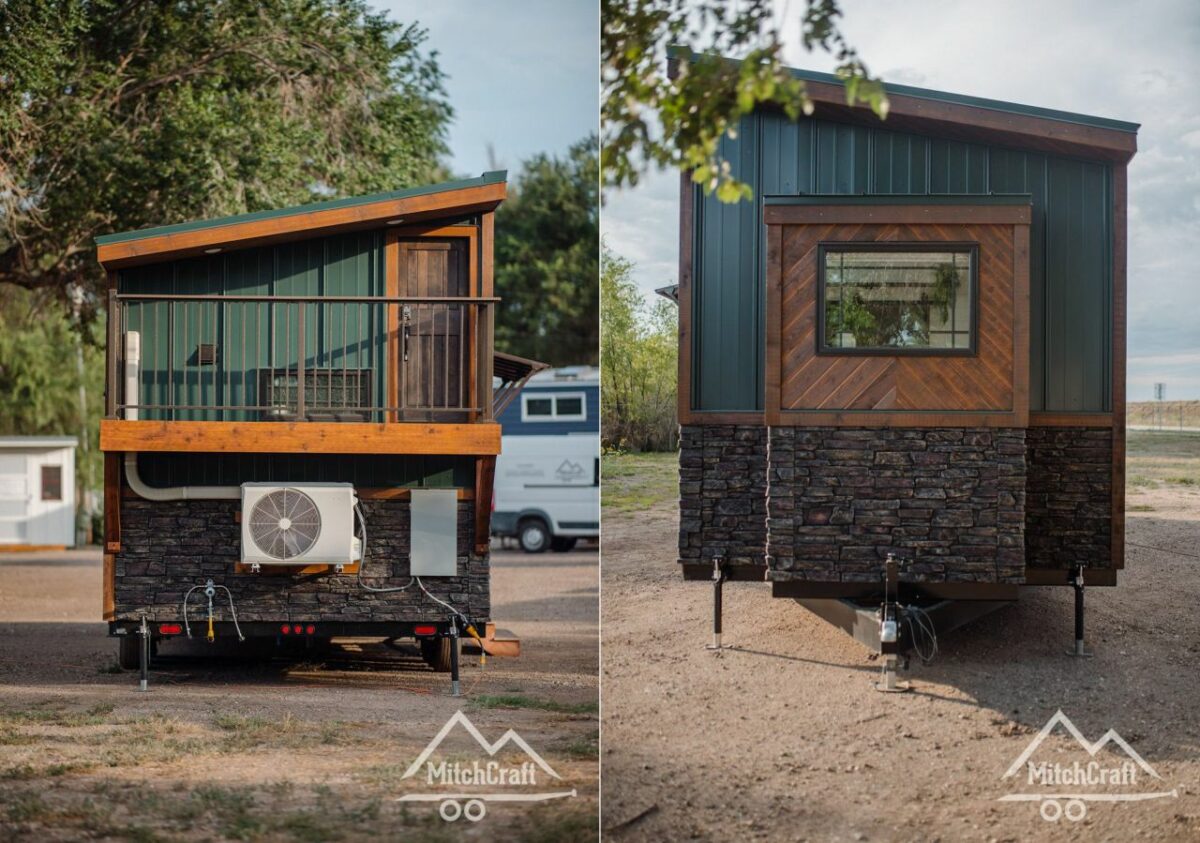 Lisa's 30 x 10 Tiny Home with Balcony is Spaciously Beautiful