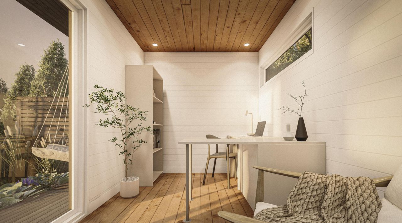 Minimaliste Mini³ ADU Offers Multiple Possibilities in a Small Layout