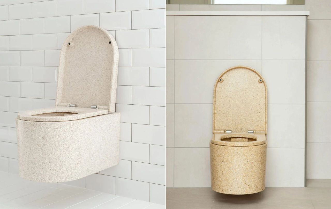 Woodio Designs World's First Bio Material Toilet