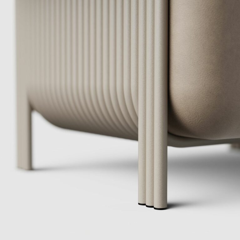 Multifunctional Sofa with Cat Tunnels is Playful and Modern