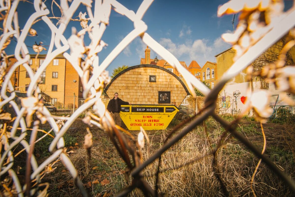 London Artist Turns a Dumpster Into Dream Home