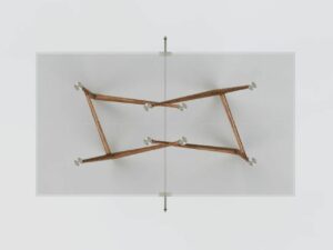 Teckell's 2023 Ping Pong Table has Transparent Crystal Top