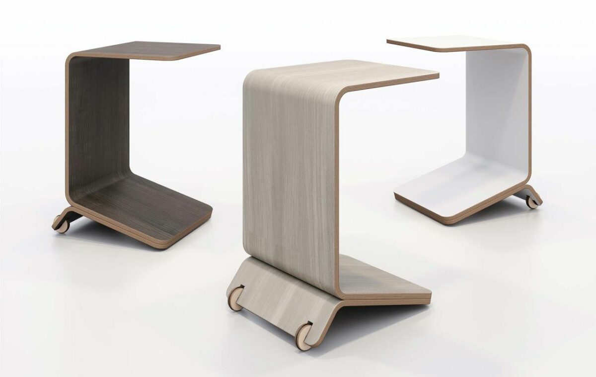 Willow Side Table Serves as an Ideal Worktop for Your Home-Office