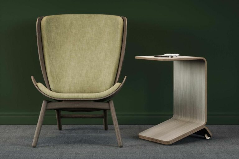 Willow Side Table Serves as an Ideal Worktop for Your Home-Office