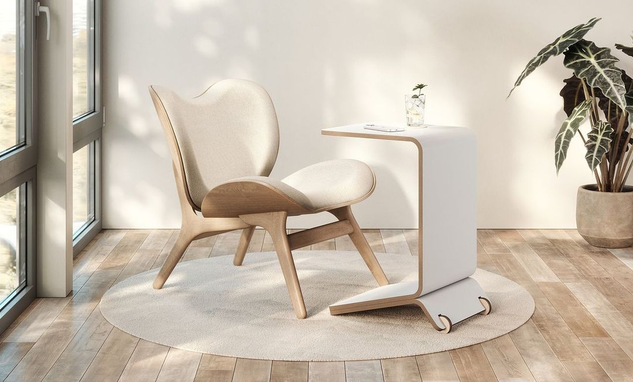 Willow Side Table Serves as an Ideal Worktop for Your Home-Office