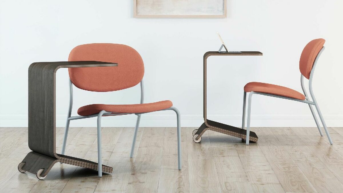 Willow Side Table Serves as an Ideal Worktop for Your Home-Office