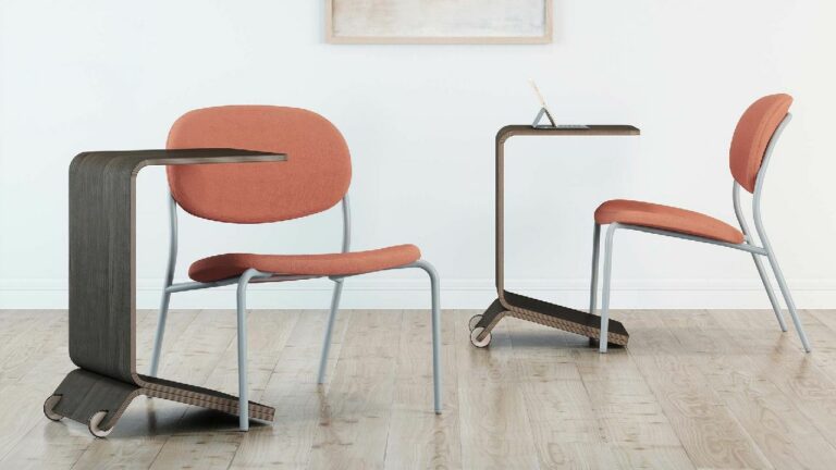 Willow Side Table Serves as an Ideal Worktop for Your Home-Office