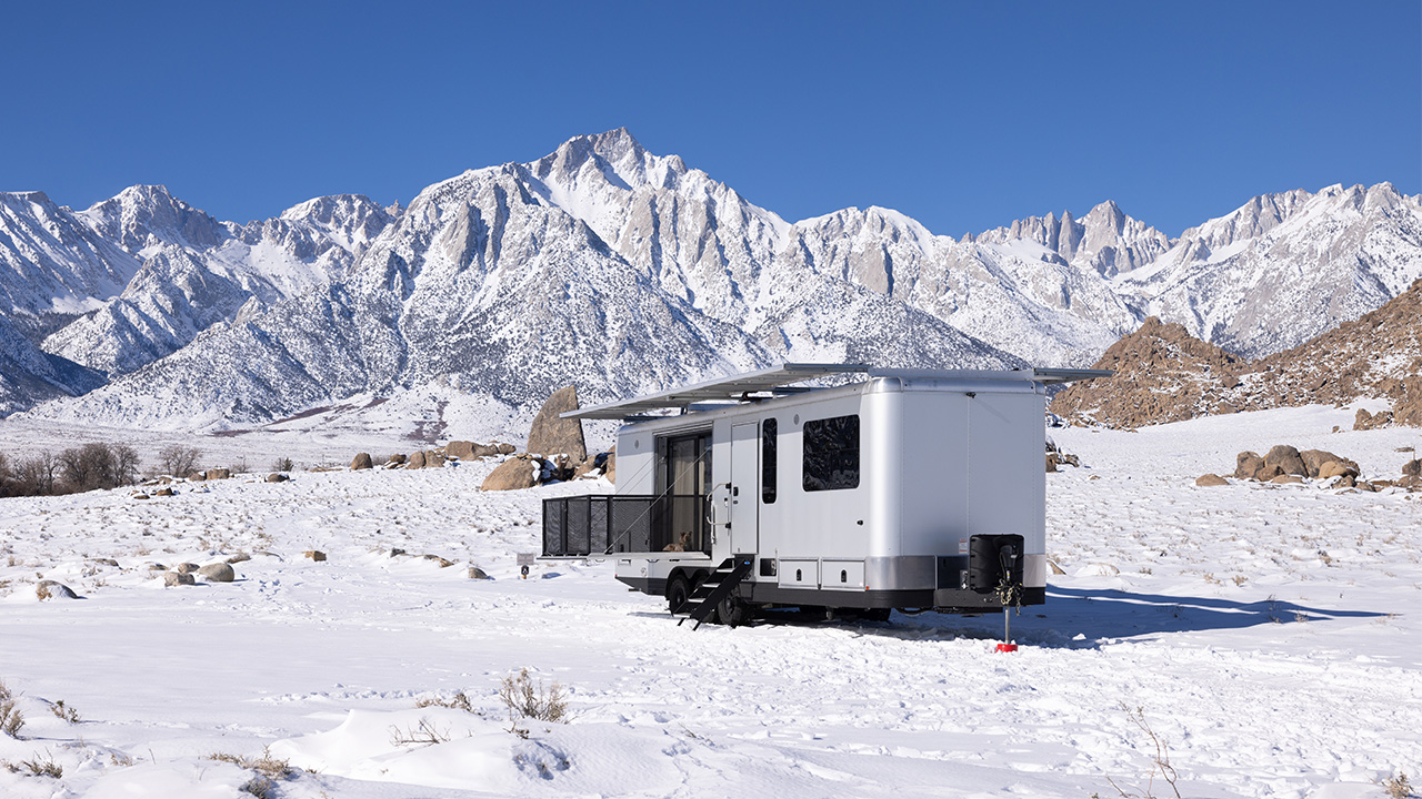 All-Electric HD PRO Travel Trailer Comes With Dual Solar Awning