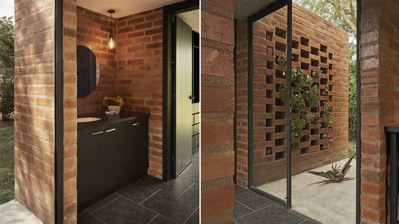 Napoles House is Brick and Glass Retreat With Passive Ventilation