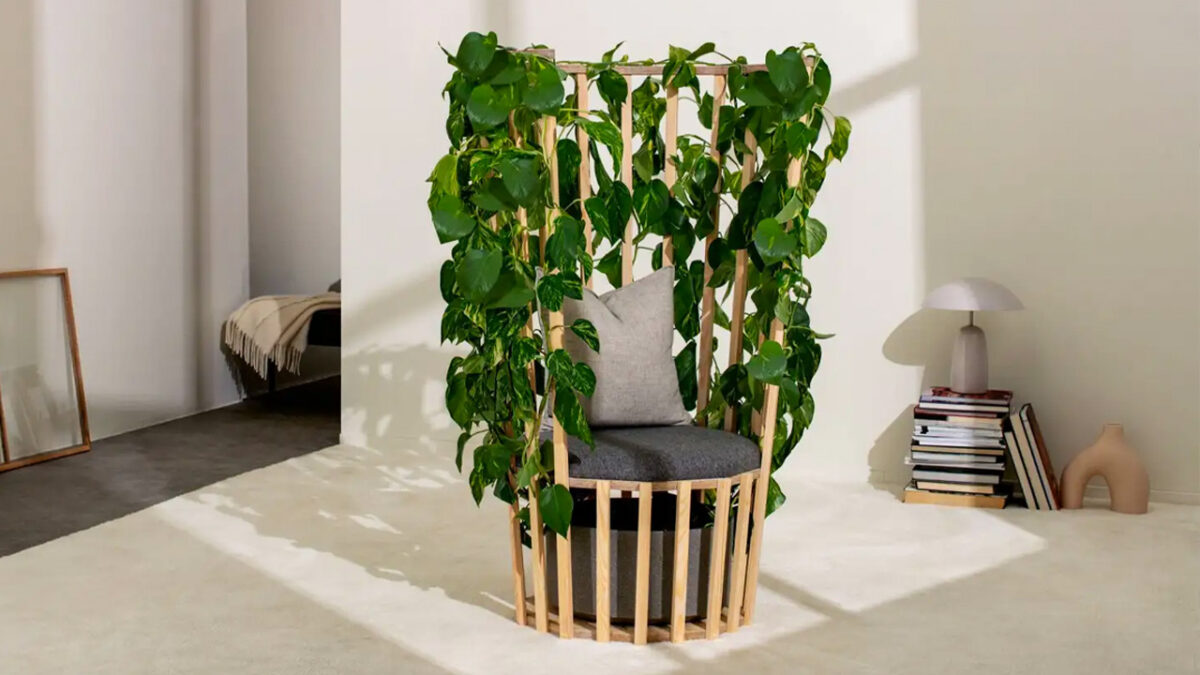DIY Living Plant Chair Lets You Lounge With Nature Harmoniously