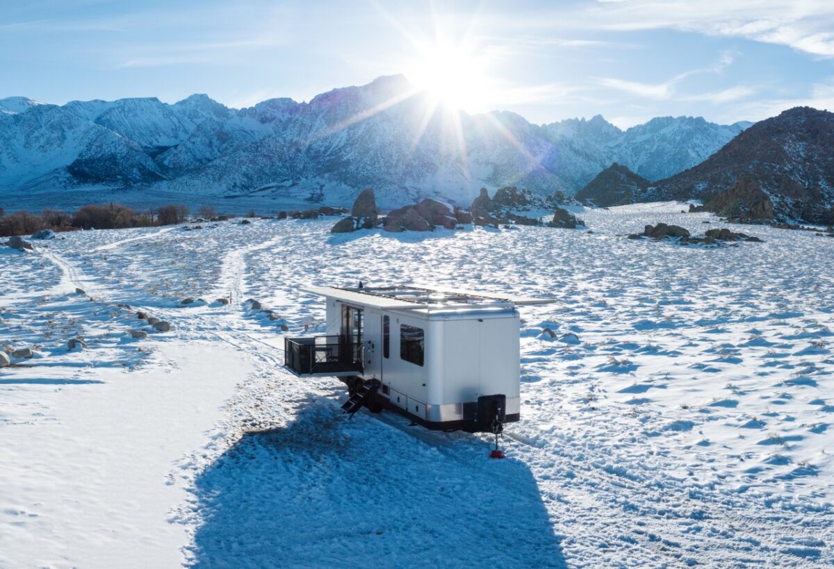 All-Electric HD PRO Travel Trailer Comes With Dual Solar Awning
