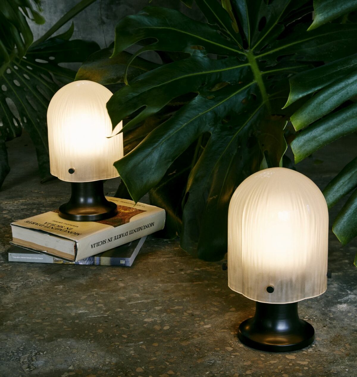 GUBI Seine Portable Lamp Mimics Shimmer, Motion of River Flow