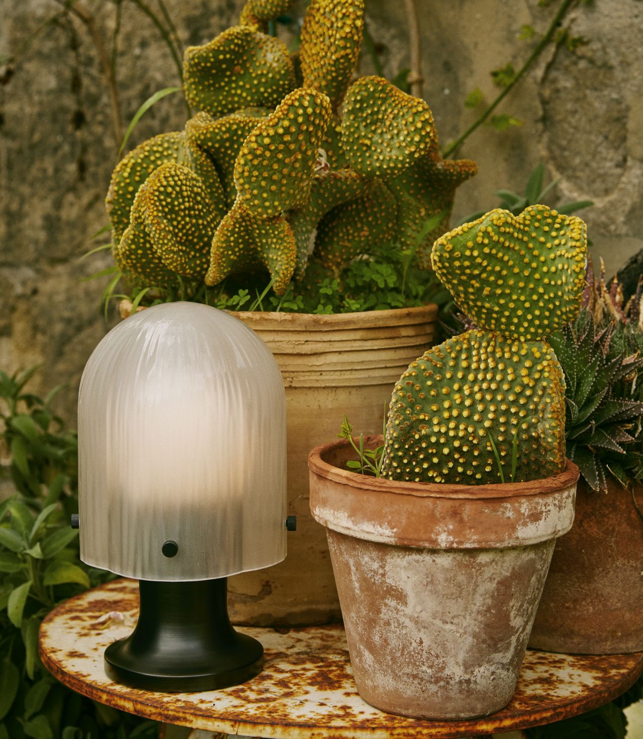 GUBI Seine Portable Lamp Mimics Shimmer, Motion of River Flow