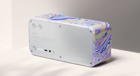 Gomi Portable Speakers Sport Marbling Texture of Recycled Plastic