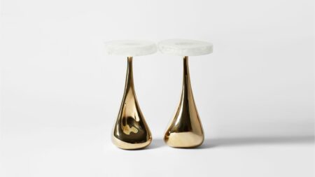 Mura Side Table by STACKLAB is Asymmetrical and Enigmatic