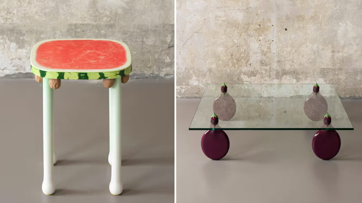 Robert Stadler Turns Fruits Into Furniture in OMG GMO Collection