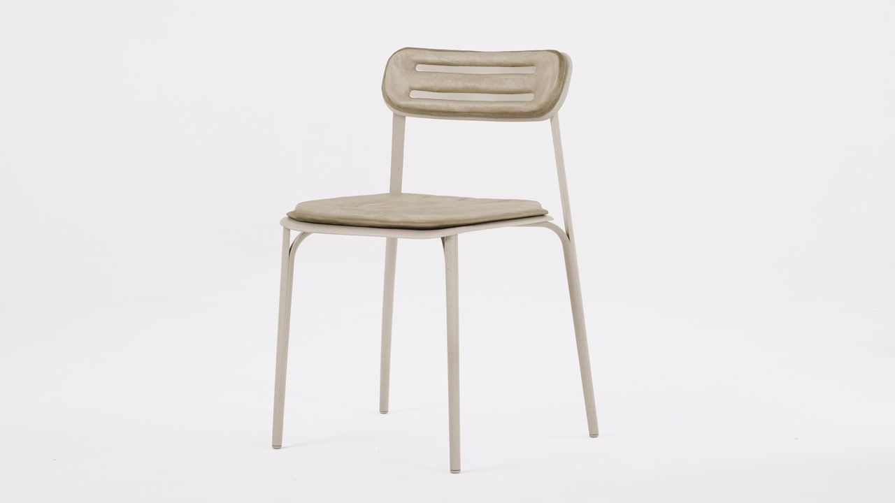 Hemp PEEL Chair is Alternative to Ubiquitous Plastic Stacking Chair
