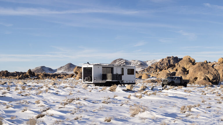 All-Electric HD PRO Travel Trailer Comes With Dual Solar Awning