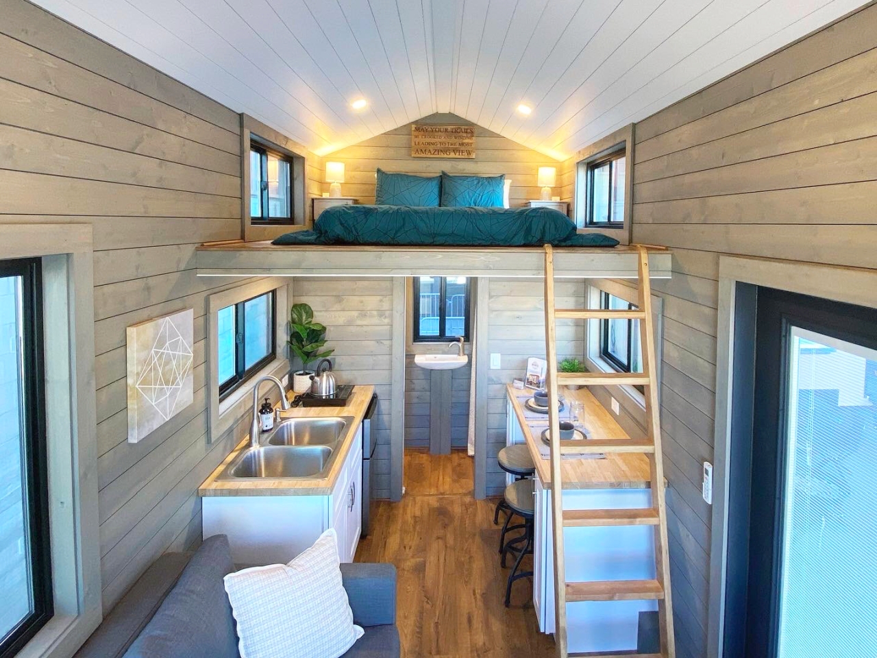 Inside The 200 Sq Ft Limited Tiny House A Cozy Couple S Retreat