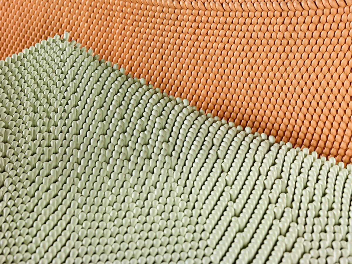 Benches 3D Printed from Recycled Plastic have Fabric-Like Texture