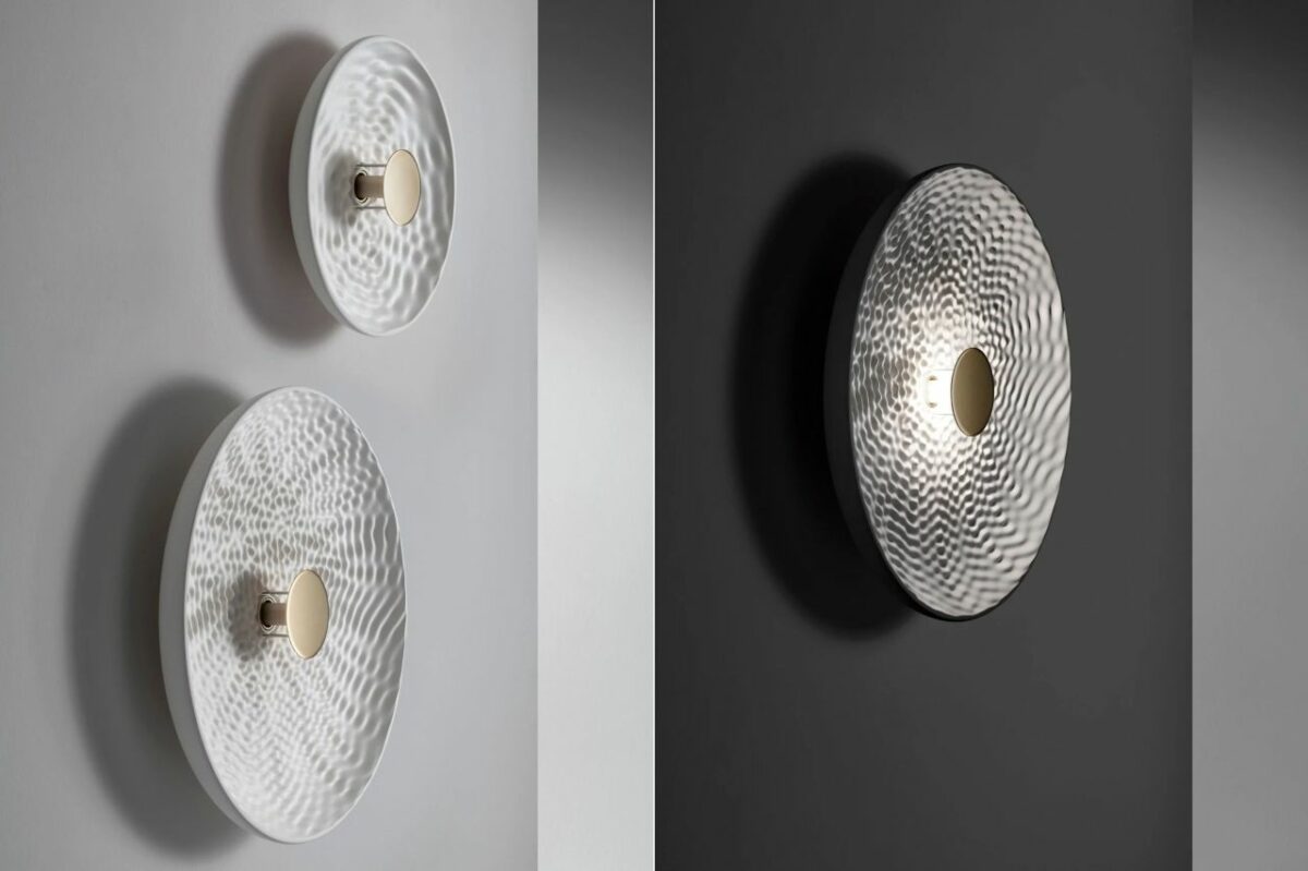 Pulse Lamp Collection Mimics Hypnotic Water Ripples in Plaster