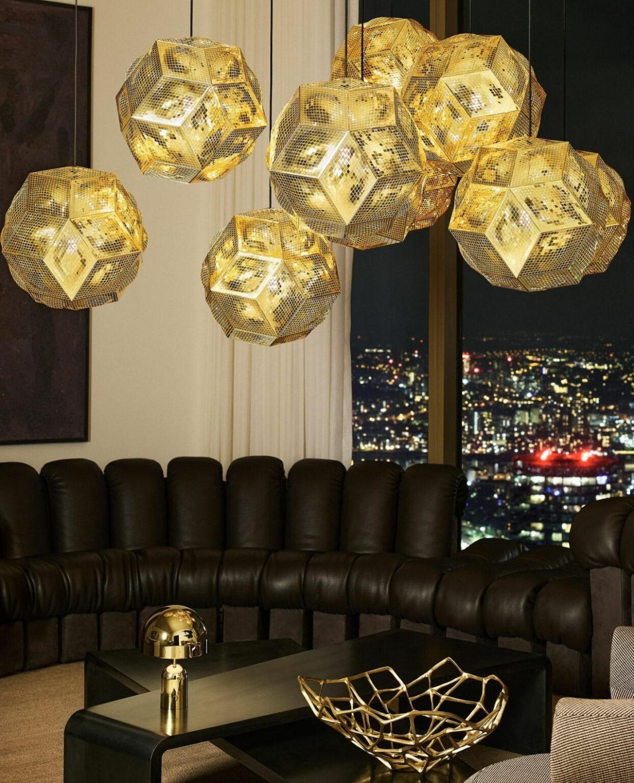 Tom Dixon Exhibits Ornate PUFF Pendant Lights at Salone 2023