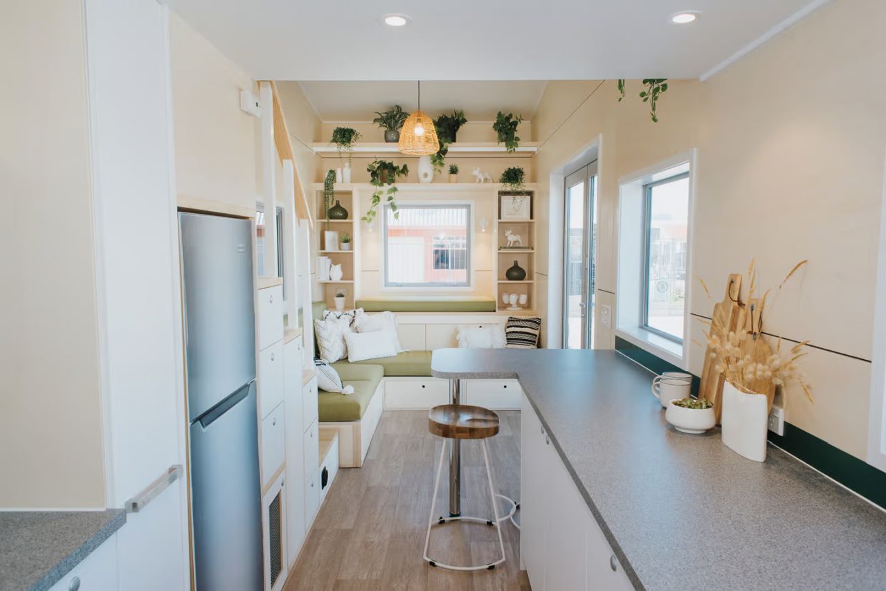 Wai-Iti Tiny House Features Unique Loft Office, Myriad of Storage