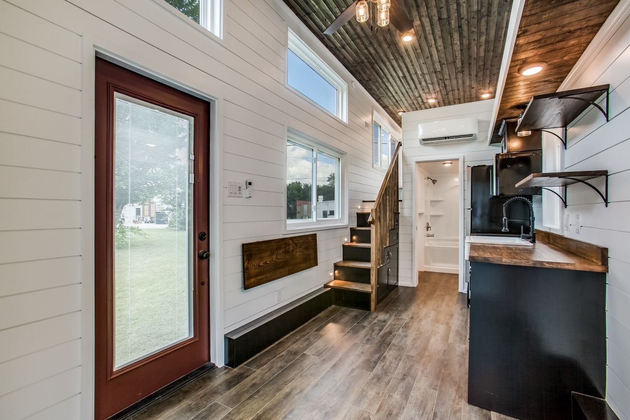 Abigail Tiny House Features Stand-Up Loft Bedroom and Bathtub