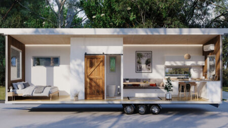 Acacia is Single Story Tiny House With Customizable Plush Interior